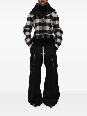 Rick Owens Wool Cargo Trousers - Black