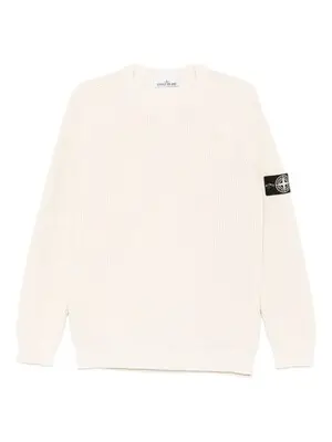 Stone Island Logo Cotton Sweater