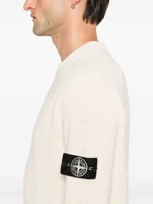 Stone Island Logo Cotton Sweater