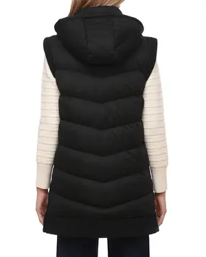 Bagatelle Long Hooded Puffer Vest