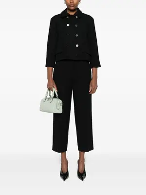 Gucci Bouclé Wool Double-breasted Jacket - Black
