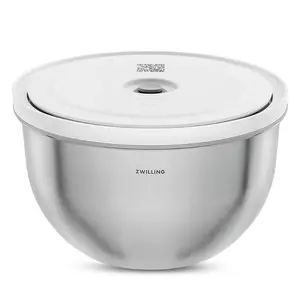 ZWILLING Fresh And Save Large Stainless Steel Vacuum Bowl - Silver