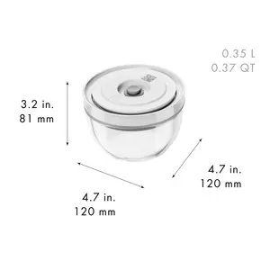 ZWILLING Fresh And Save 3 Piece Glass Vacuum Bowl Set