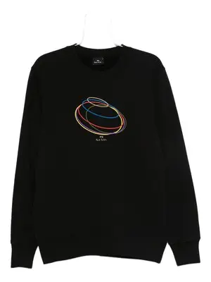 Paul Smith Rings Graphic Cotton Sweatshirt