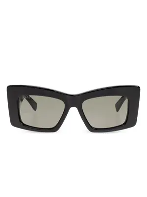 Gucci Squared Oversized Sunglasses - Black