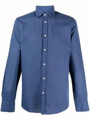DEPERLU Linen And Cotton Blend Shirt