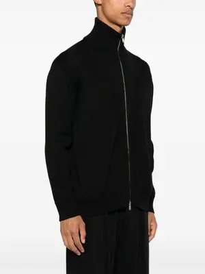 JIL SANDER Wool Sweater With Zip-up Front