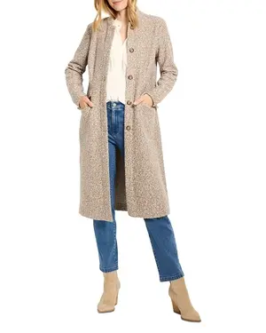 NIC+ZOE Sherpa Tweed Knit Topcoat