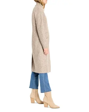 NIC+ZOE Sherpa Tweed Knit Topcoat