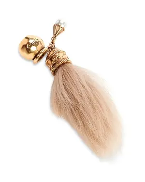 Chloé Sphere Shearling Bracelet Bag Charm - Gold