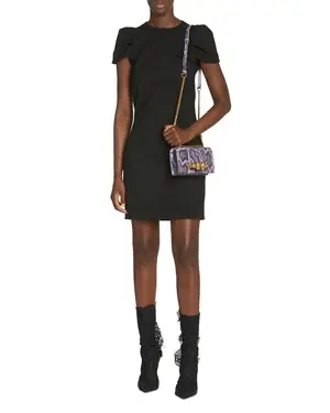 Alexander McQueen Mini Jewel Embossed Leather Shoulder Bag