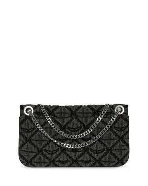 Zadig&Voltaire Rock Ii Denim Monogram Crossbody Bag