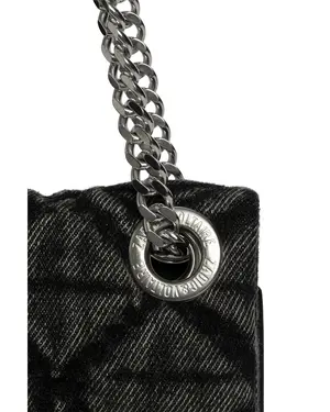 Zadig&Voltaire Rock Ii Denim Monogram Crossbody Bag