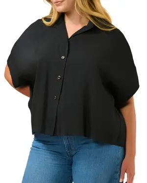 ESTELLE Lela Button-front Top