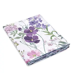 ANNE DE SOLENE Ephemere Flat Sheet, Queen - Open Misce