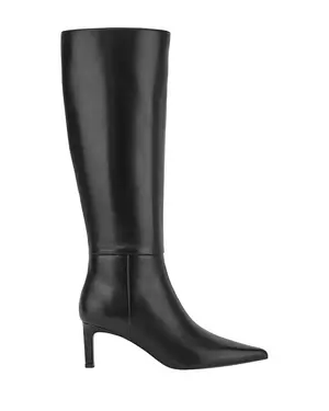 MARC FISHER LTD. Eva Boots - Black Leather