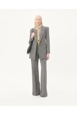 Valentino Garavani Double-breasted Blazer In Natté Buttoned Weave