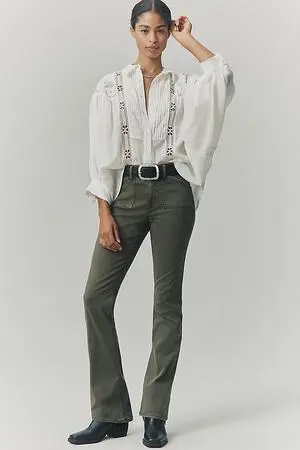 Sanctuary Brook Bootcut Pants - Kalamata