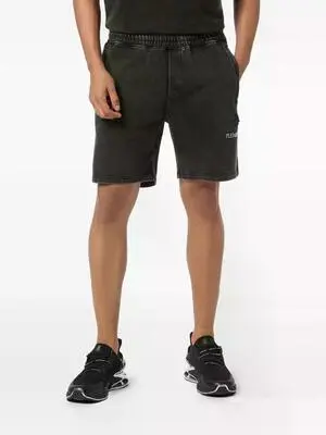 PLEIN SPORT Logo-print Cold-dye Shorts