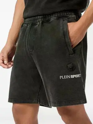 PLEIN SPORT Logo-print Cold-dye Shorts