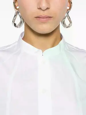Alexander McQueen Puff-sleeve Button-front Shirt
