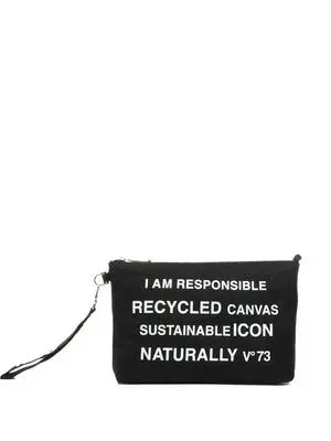 V°73 Logo-print Clutch