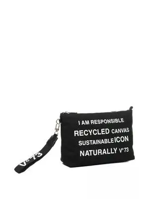V°73 Logo-print Clutch