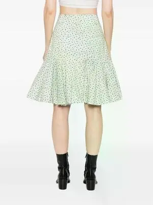 Rokh Floral-print Midi Skirt