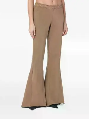 ENTIRE STUDIOS Elasticated-waist Flared Trousers - Neutrals