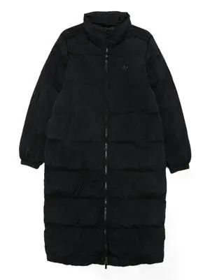 Adidas Adicolor Quilted-panel Long Coat