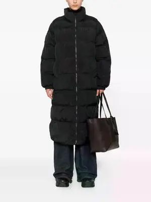 Adidas Adicolor Quilted-panel Long Coat