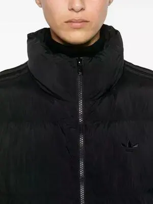 Adidas Adicolor Quilted-panel Long Coat