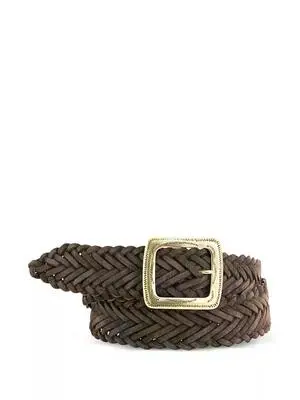 KATE CATE Braided Leather Belt