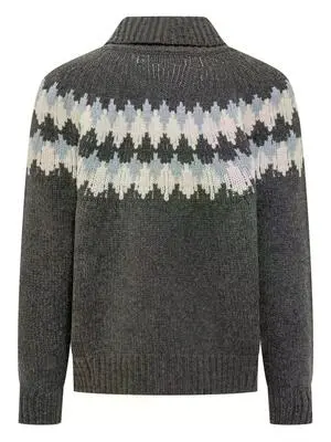 Alanui Fair Isle-pattern Button Cardigan