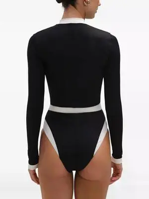 NOIRE SWIMWEAR Elise Long-sleeve Swimsuit