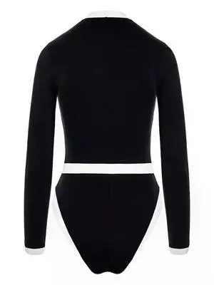 NOIRE SWIMWEAR Elise Long-sleeve Swimsuit