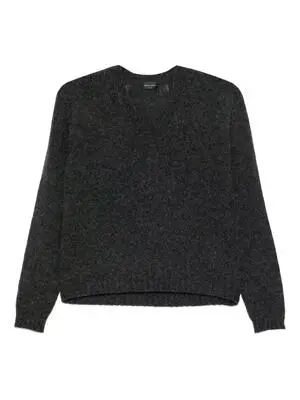 ROBERTO COLLINA V-neck Boxy Sweater