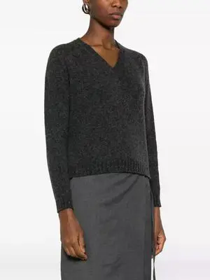ROBERTO COLLINA V-neck Boxy Sweater