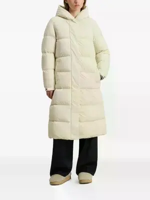 Woolrich Cloud Madison Hooded Quilted Coat - White