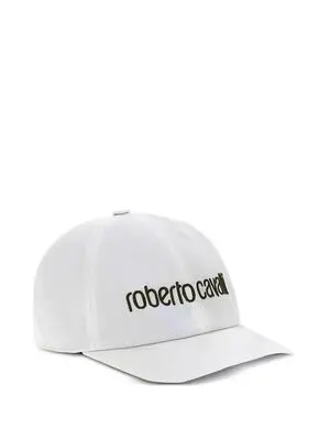 Roberto Cavalli Logo-embroidered Baseball Cap - White