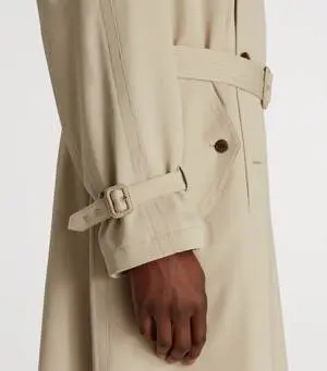 Dunhill Wool Double-breasted Trench Coat