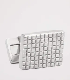 Dunhill Hobnail And Reed Tile Cufflinks