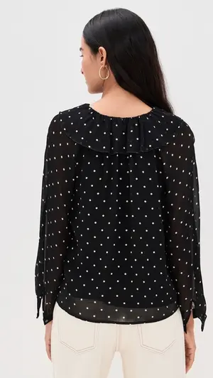 Rails Honora Polka Dot Blouse