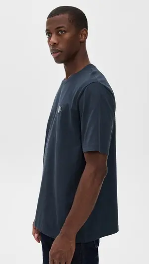 Maison Kitsuné Grey Fox Head Patch Comfort Tee