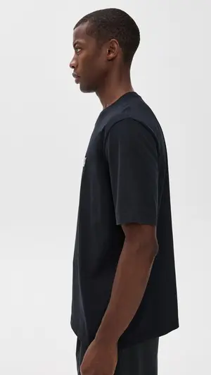 Maison Kitsuné Grey Fox Head Patch Comfort Tee