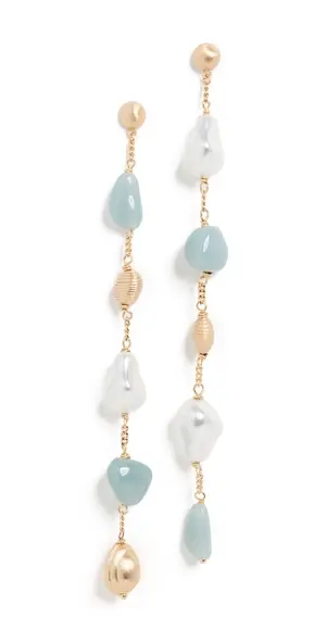 Cult Gaia Verona Drop Earrings - Celadon