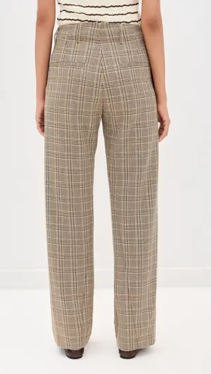 Rag & Bone Shea Plaid Trousers