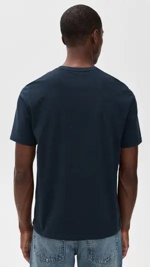 Maison Kitsuné Fox Head Patch Regular Tee - Classic Navy