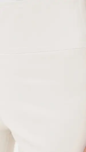 Sprwmn Leather Crop Flare Trousers