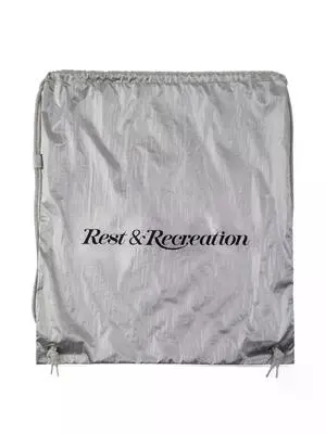 REST&RECREATION Drawstring Nylon Backpack